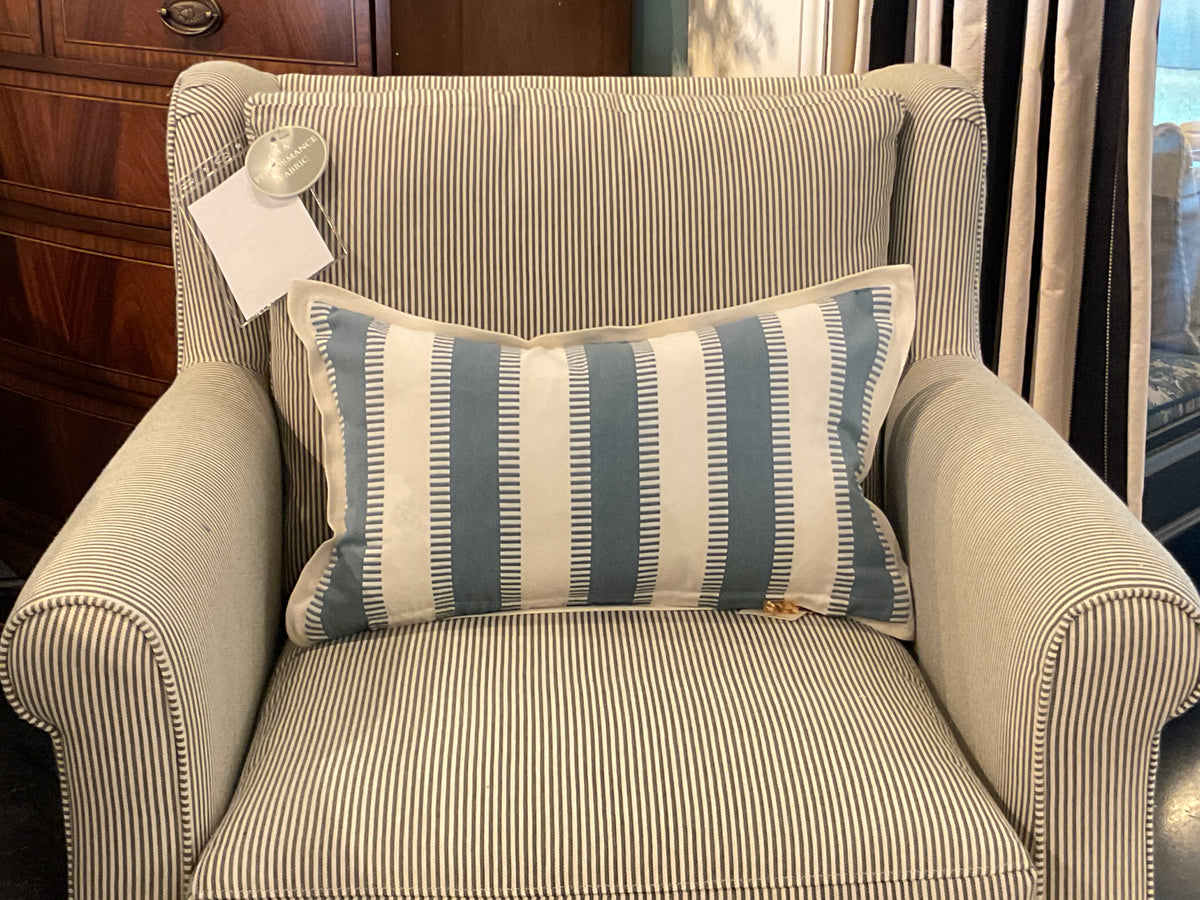 Broadway Stripe w/ White Flange – Nell Hill's