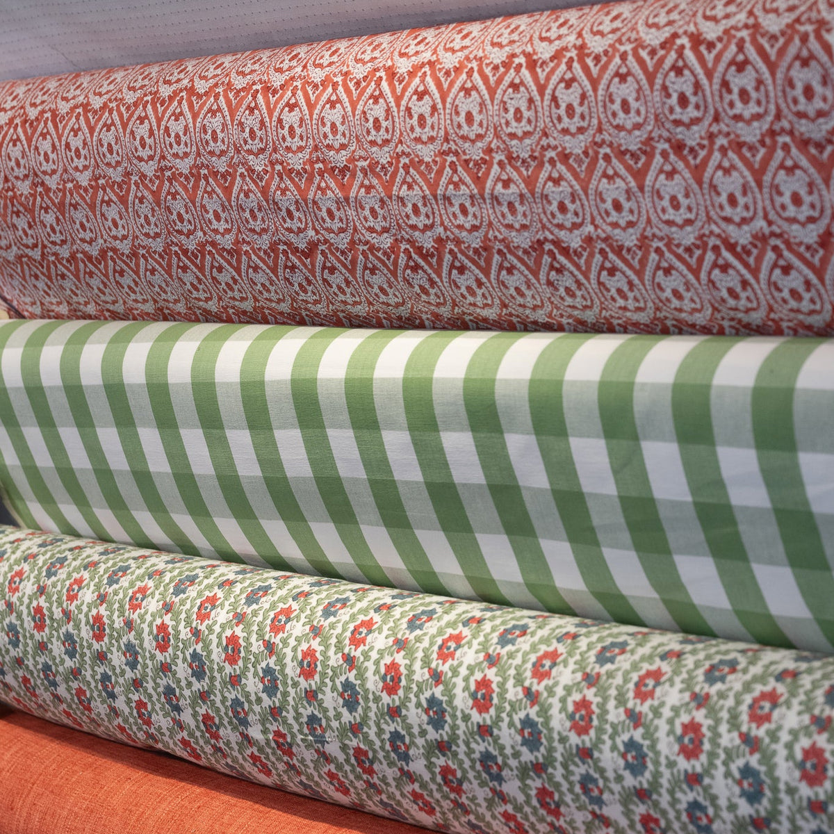 Ogee Vermillion Fabric by the Yard – Nell Hill's